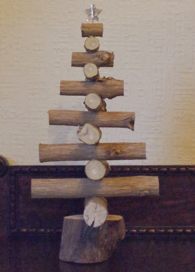 The Shed And Beyond: Stick Christmas tree ...