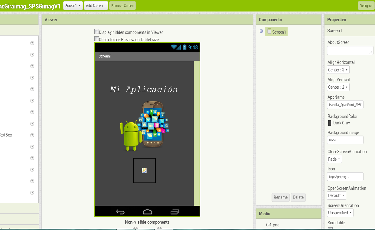 Crea tu app con plantillas: Plantillas de Pantalla de Inicio - Splash ...