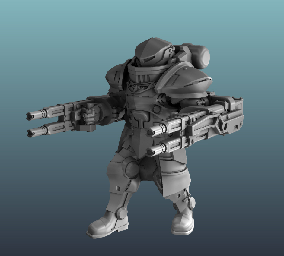 DREAMFORGE-GAMES: Eisenkern Heavy Trooper (Preview) 28-32mm miniatures