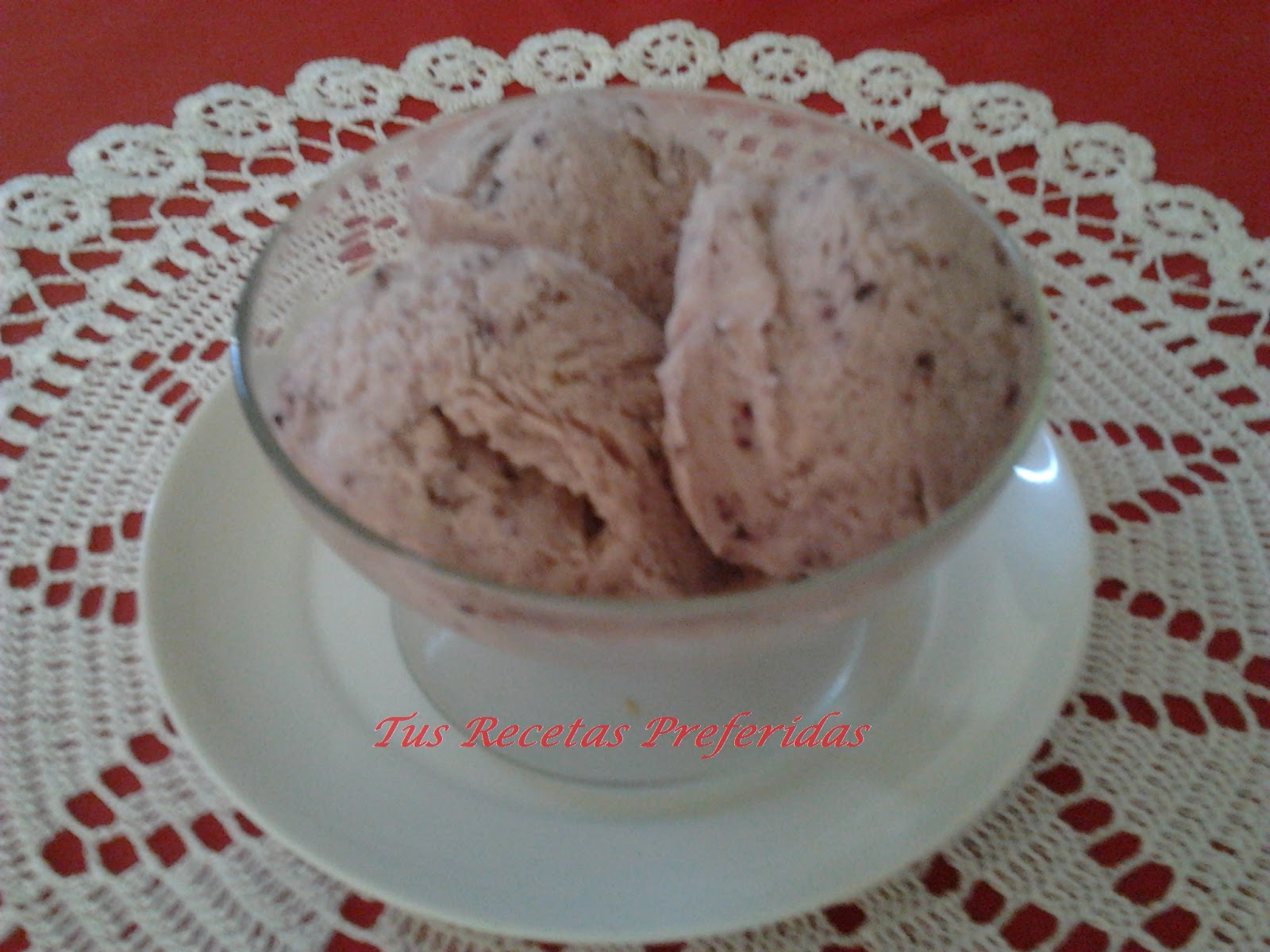 TUS RECETAS PREFERIDAS: HELADO DE MORA