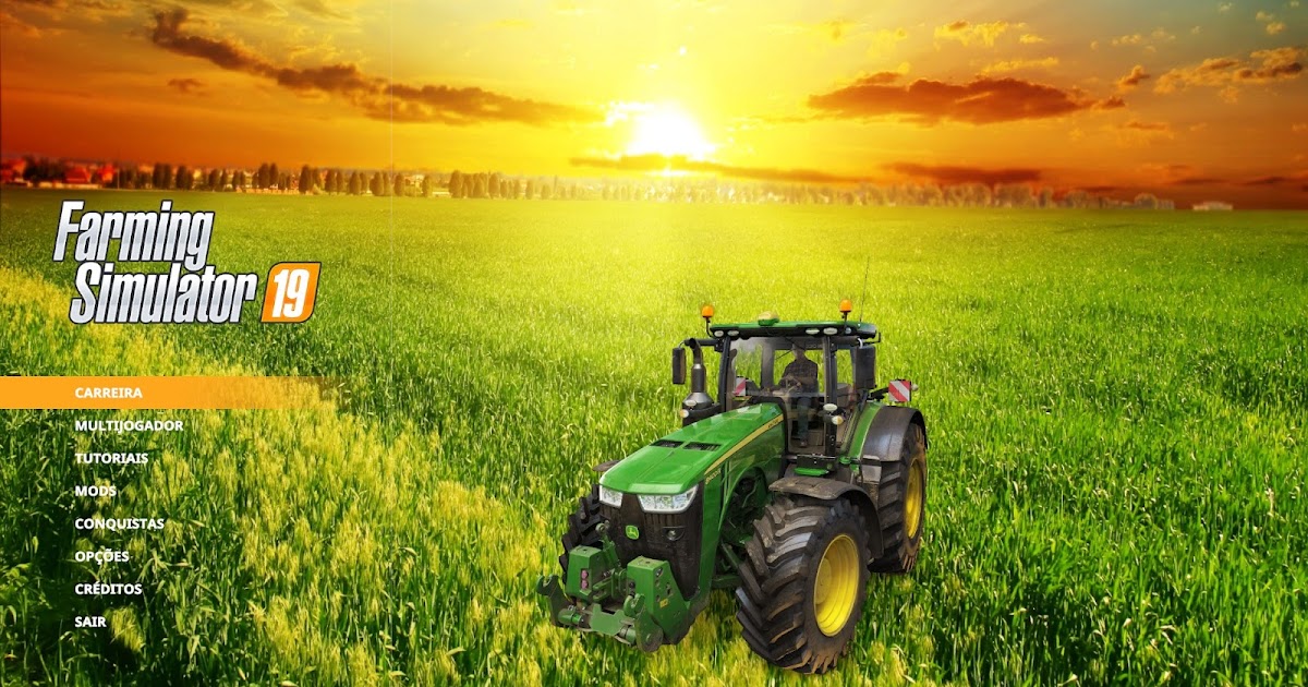 MENU FS19 TROQUE E COLOQUE A IMAGEM QUE QUISER!!