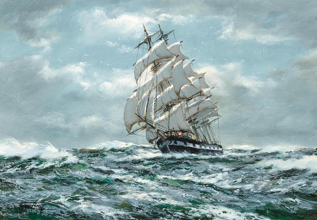 01 Classic Work of Art, Marine Paintings - With Footnotes, #164