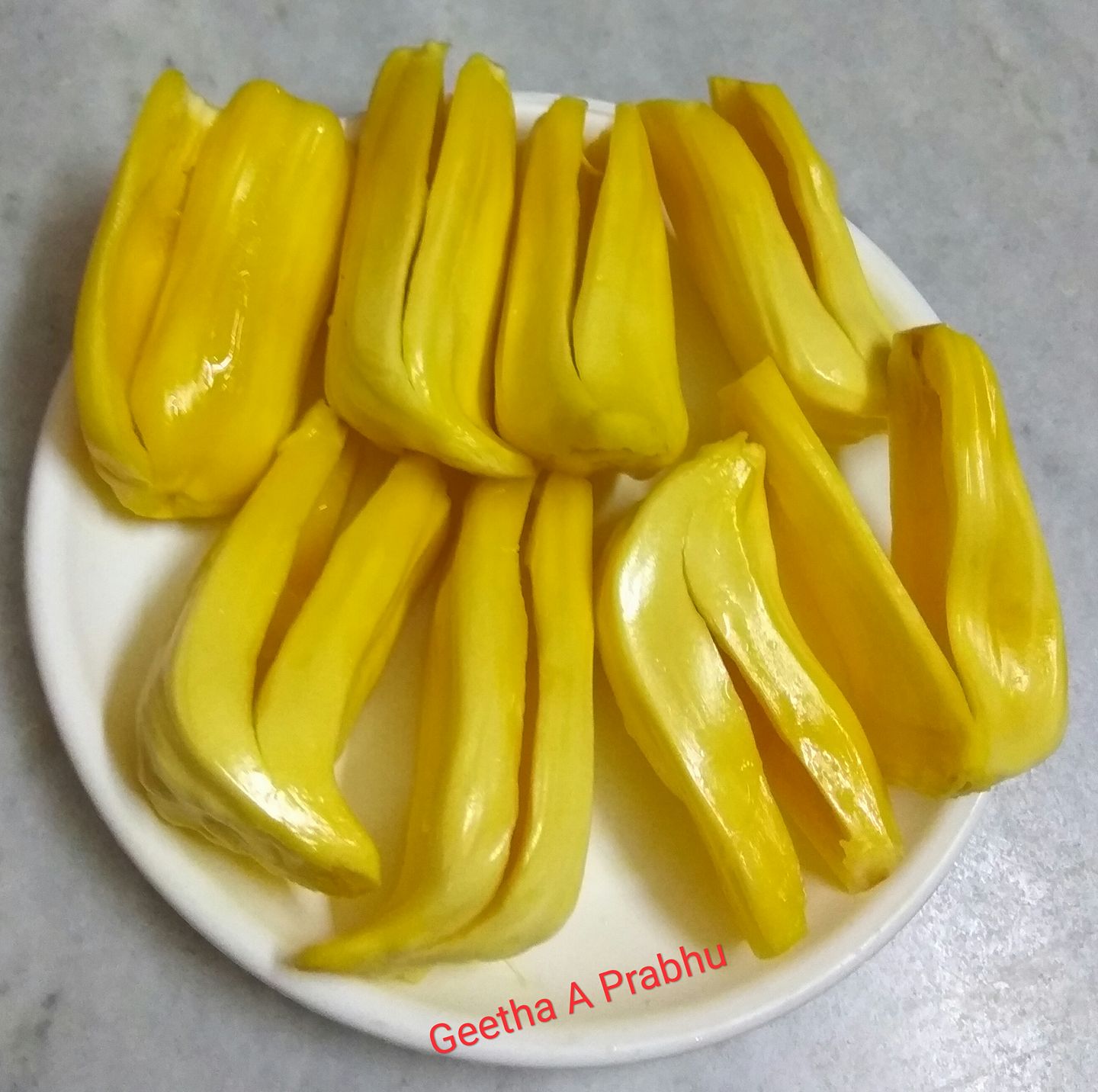 Cooking With Geetha: Ripe Jack fruit Bulb Sweet Dish - Konkani recipe ...