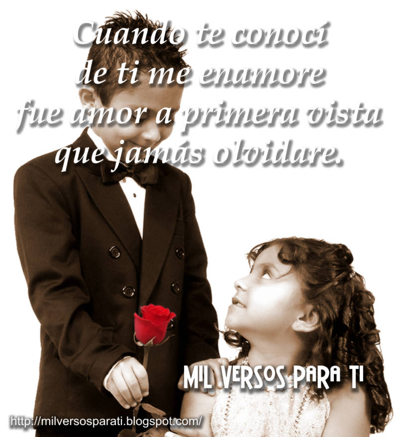 Versos y más versos: Cuando te conocí