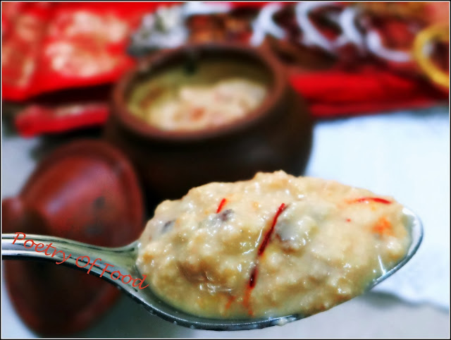 Poetry Of Food My 100 Th Recipe A Classic Indian Dessert Rabdi