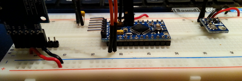 Conectar BMP180 al Arduino Mini Pro mediante protocolo I2C