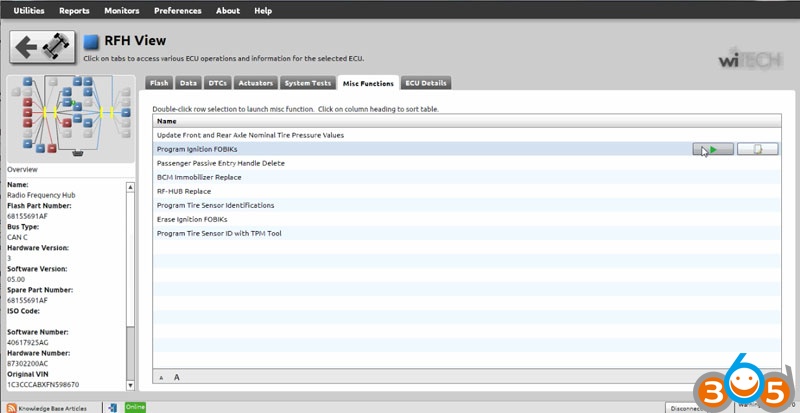 wiTech Micropod II Technical Support: Programs Chrysler 200 Fobik All ...