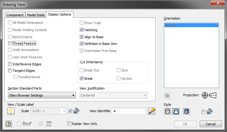 Inventor Section Views - Display standard content – ARKANCE UK Community
