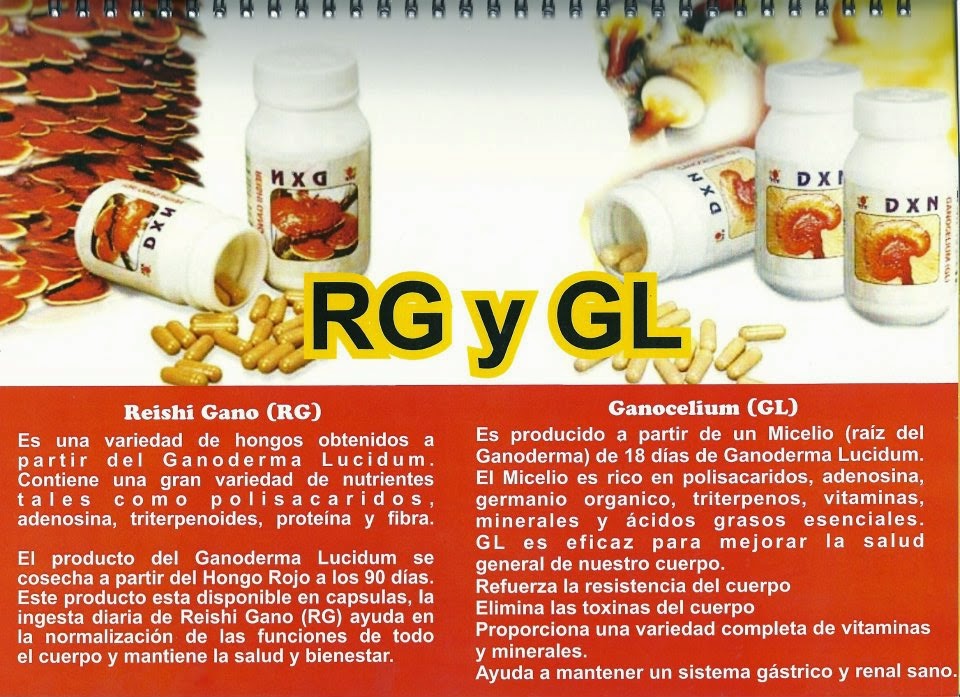 DXN RECUPERA TU SALUD, RIQUEZA Y BIENESTAR: GANOTERAPIA CON RG Y GL ...
