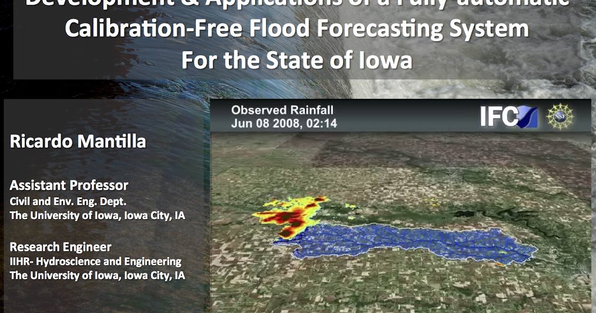 AboutHydrology: Iowa and operational hydrology