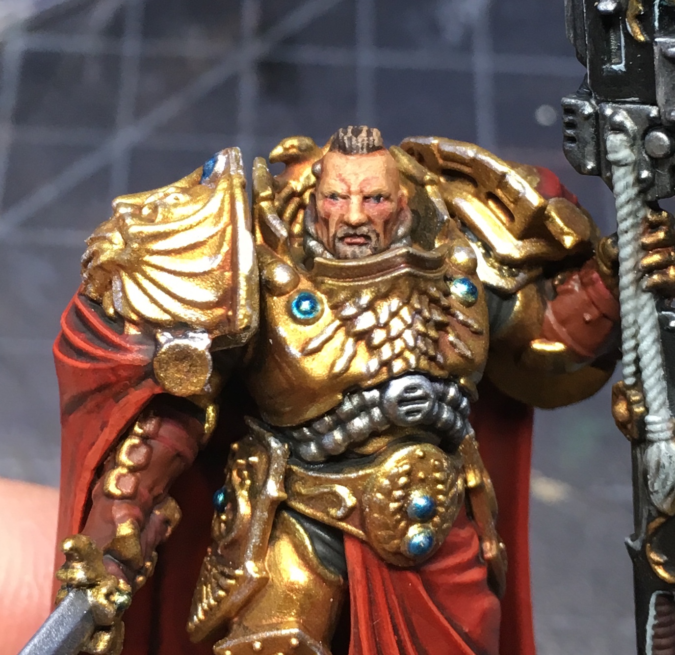 262nd Death Korps of Krieg: Custodes Shield-Captain w/Ax to DONE