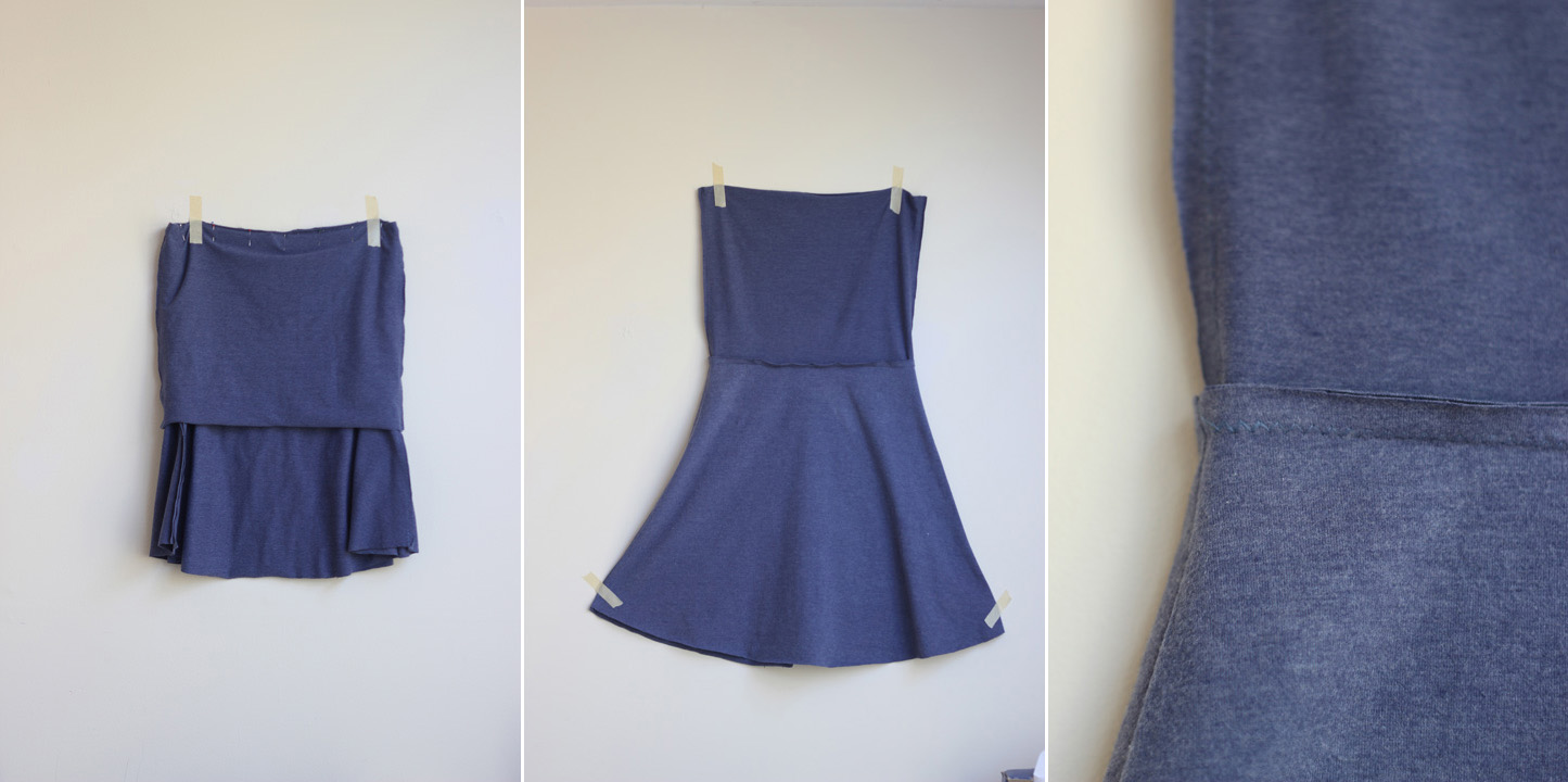 Wholecloth: How to Copy a Fold Over Waist Skirt