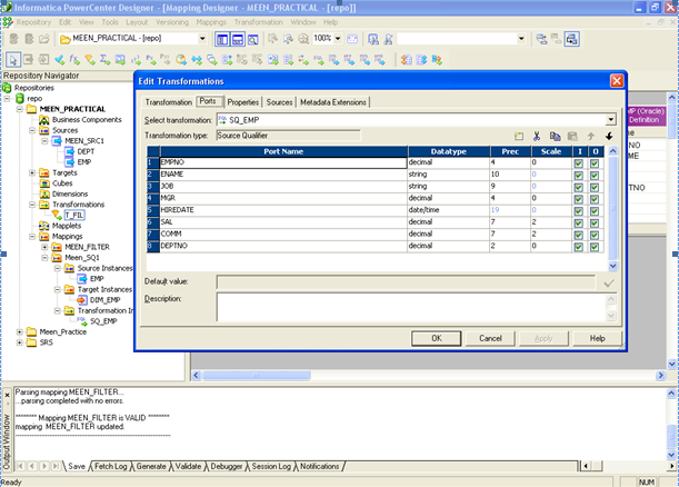 Source Qualifier in Informatica