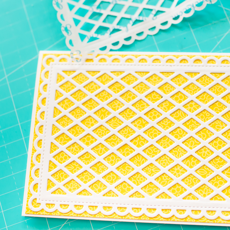 Sunny Studio: Frilly Frame Dies Cards with Franci and Mona