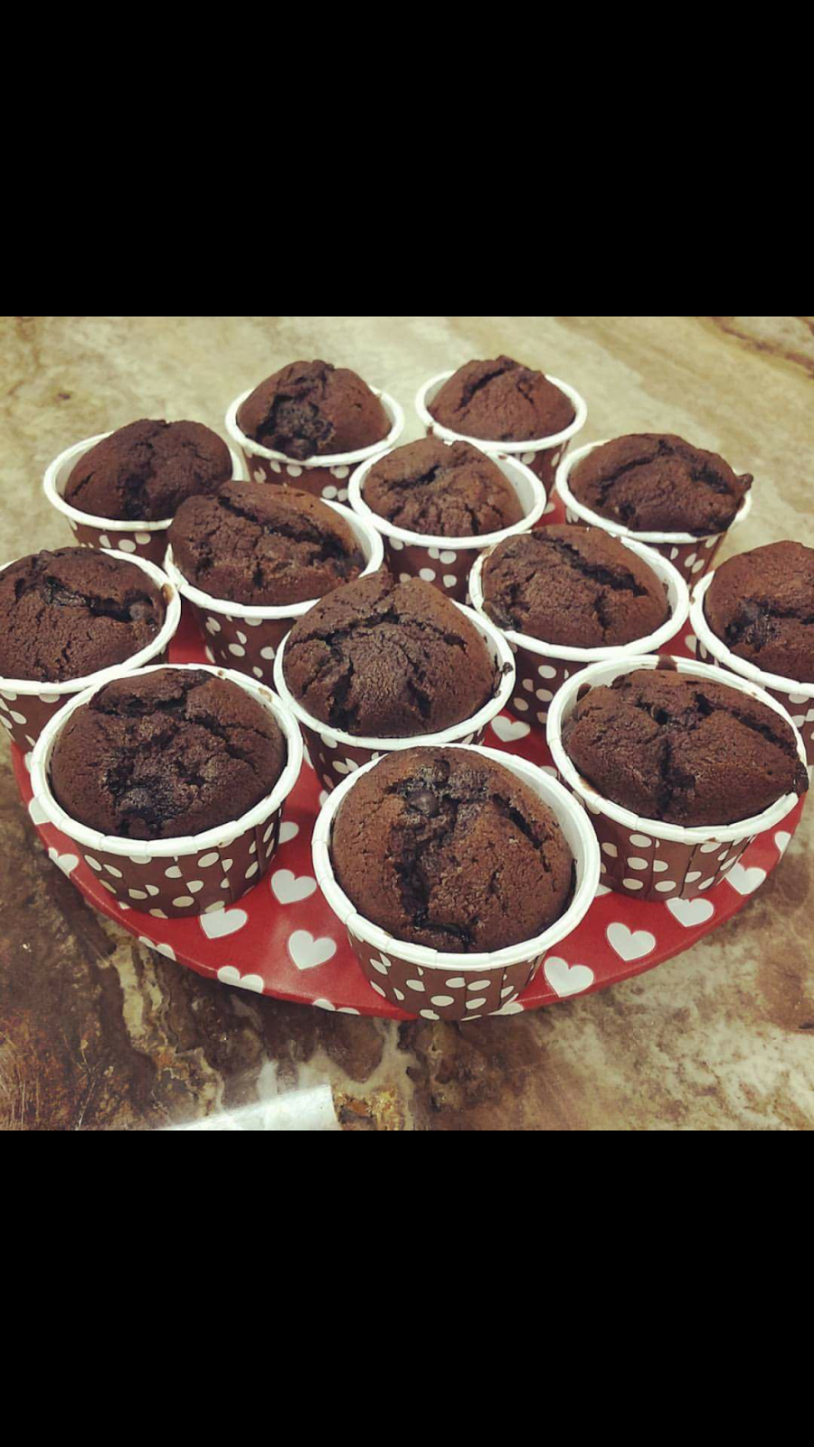Miki's Food Archives : Moist Chocolate Muffin (banana milk flavour ...