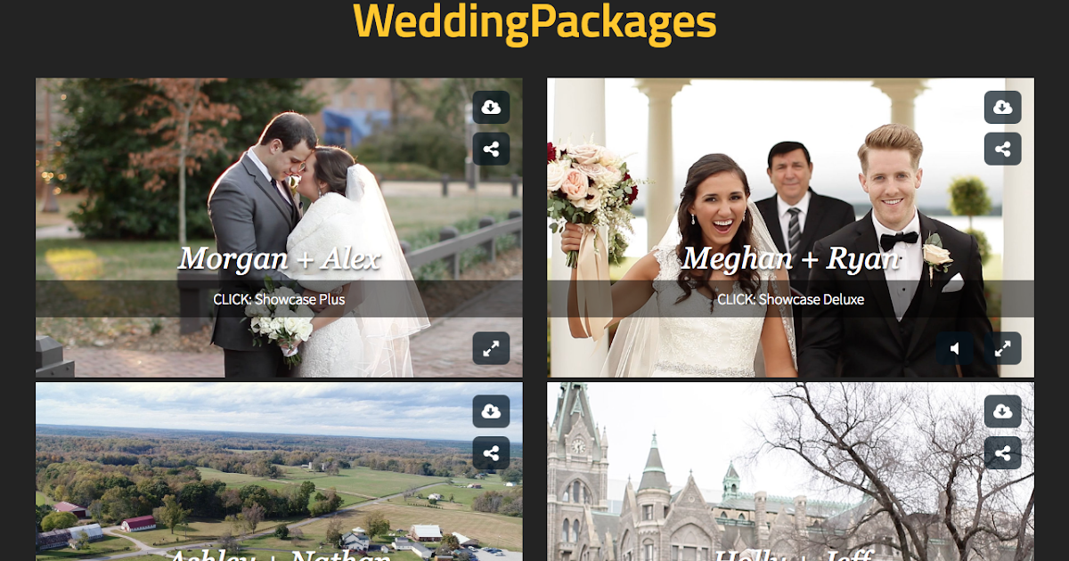 Wedding Videography : Wedding Videography Packages