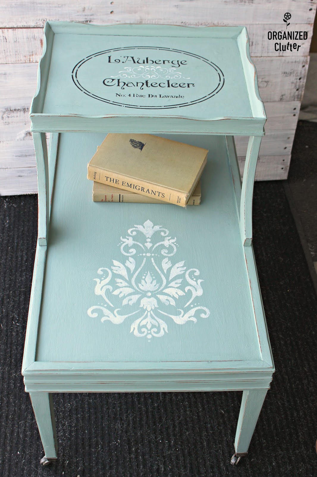 Garage Sale Vintage Wooden Lap Desk Upcycle - Organized Clutter