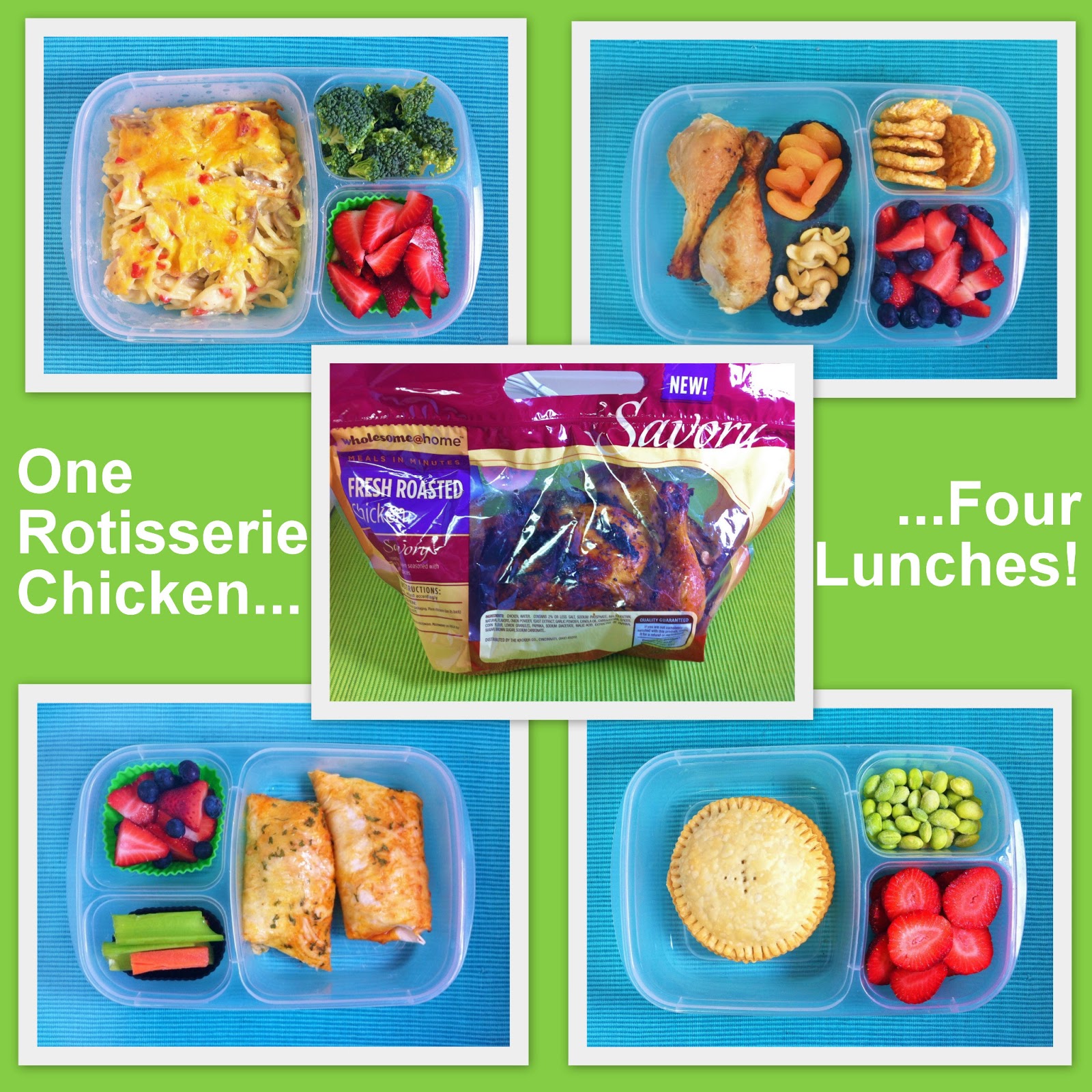 Operation: Lunch Box: One Rotisserie Chicken, Four Lunches