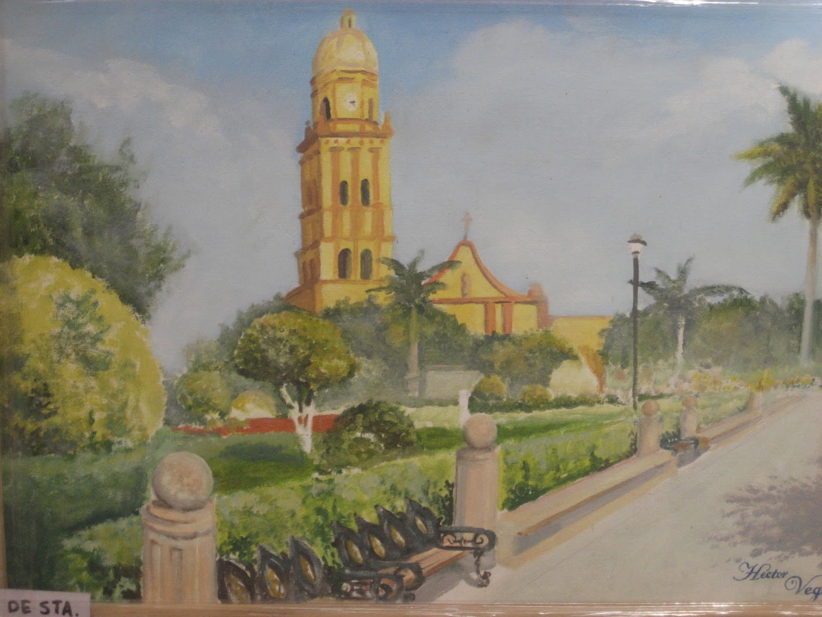 Hector Vega, Pintor Artístico que expuso en el Mercado Nomada ...