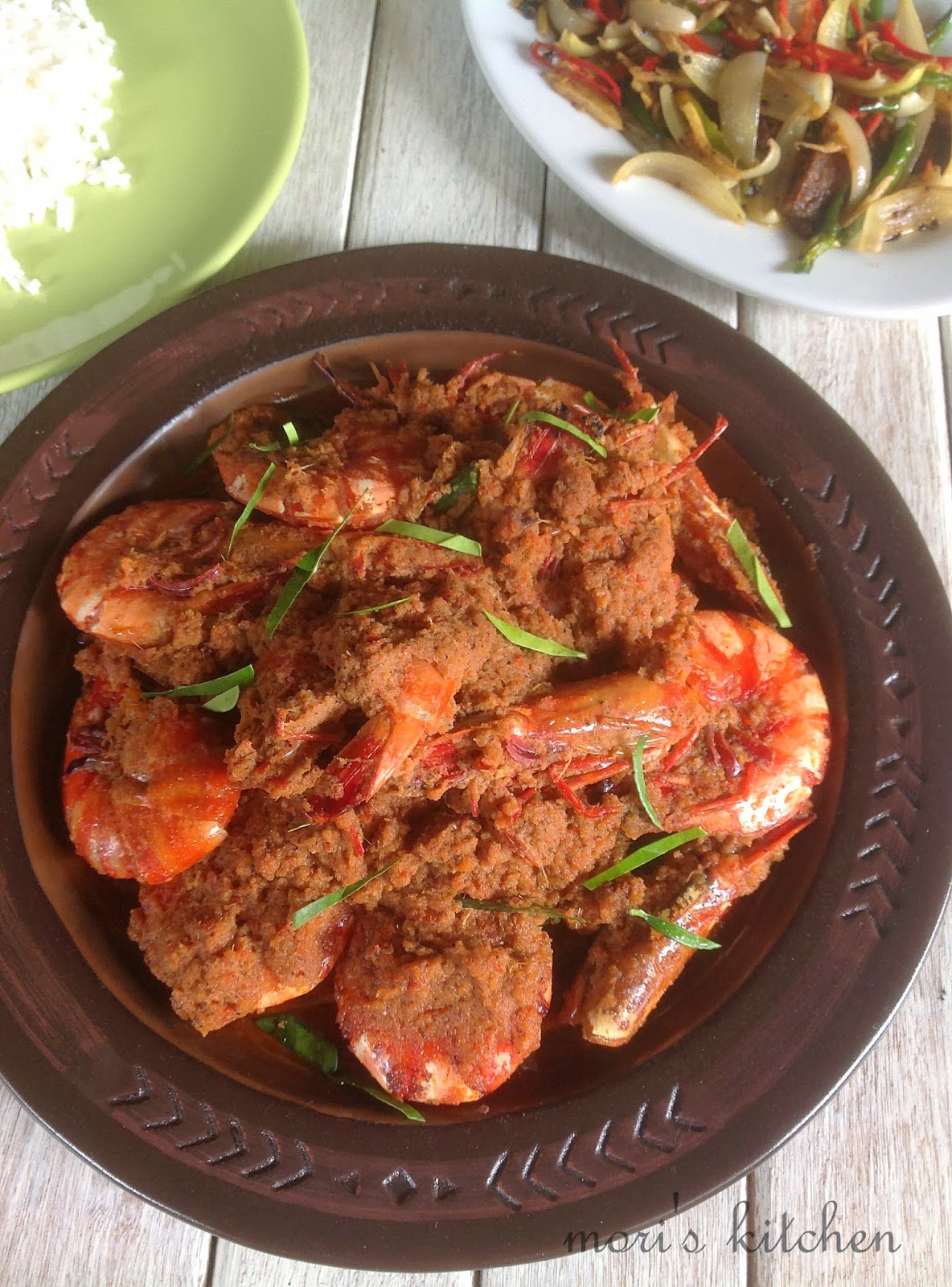 Mori's Kitchen: Rendang Udang yang ringkas