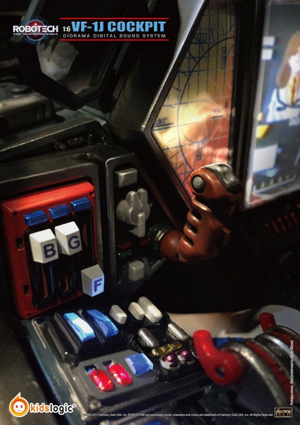 Robotech - VF-1J Cockpit Diorama Digital Sound System 1/6 (Kids Logic)
