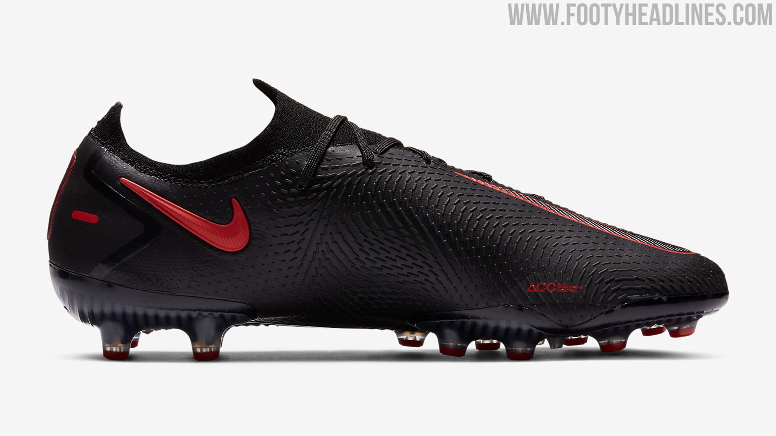 'Black / Chile Red' Nike Phantom GT 'Black Pack' Boots Released - Footy ...