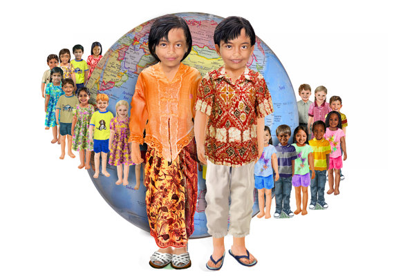 inkspired musings: Holiday Gift Guide: magnetic paperdolls around the globe