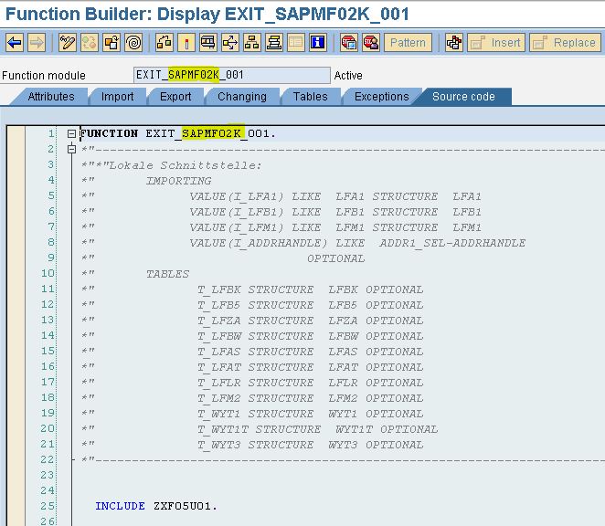 SAP ABAP 4 Tutorial: Function Exit or Customer Exit