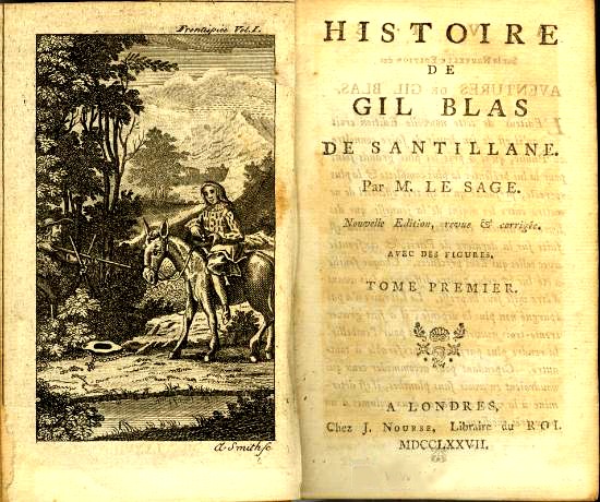 D: ALAIN-RENÉ LESAGE, GIL BLAS DE SANTILLANA