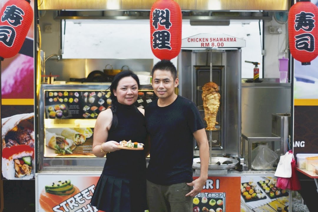 JJ IN DA HOUSE: Street Sushi @ Penang Chulia Lane[Food Truck]