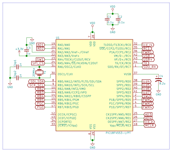 electronic too free: PIC18f Development Kit Design using KICAD - step 1 ...