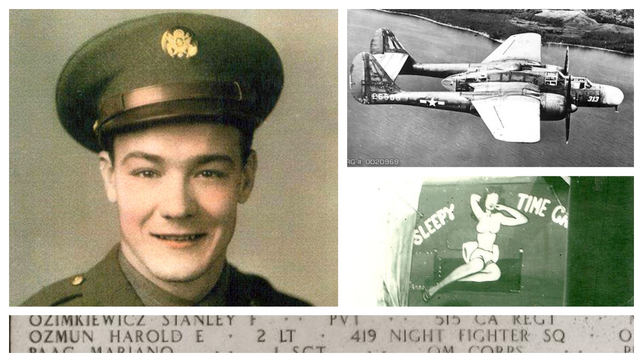 WW2 Fallen 100: WW2 Fallen - P-61 Black Widow radar operator Harold Ozmun