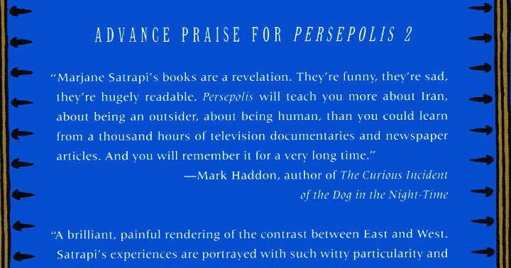 Read Persepolis 2, Back Cover