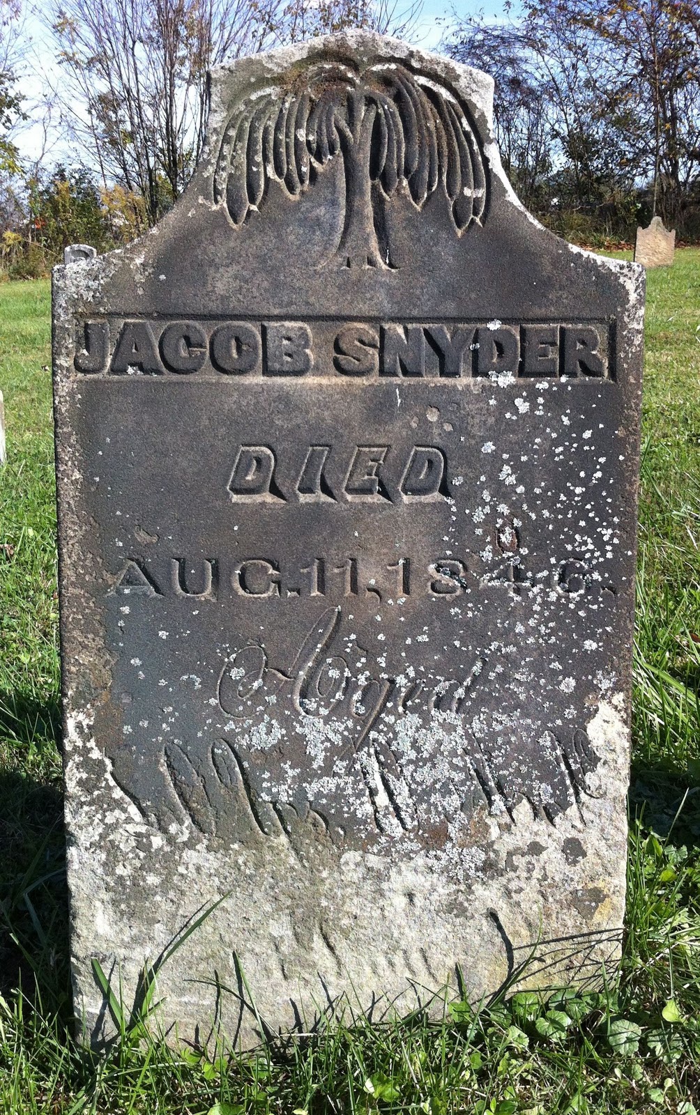 Gravestoned: Simple willow