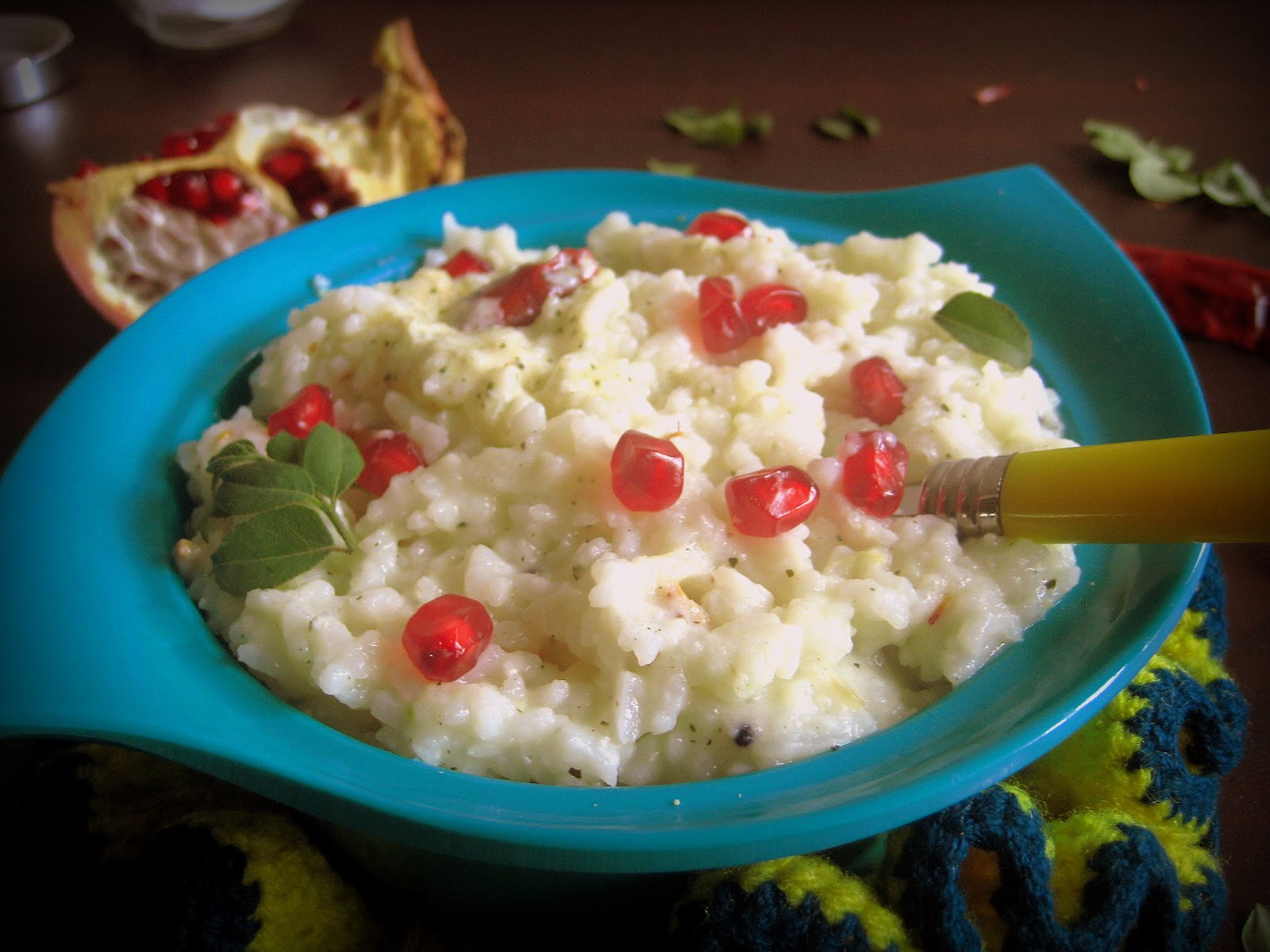 madhuri's kitchen: Flavored Curd Rice / Daddojanam Recipe