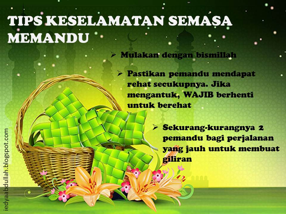 Bahtera Life: Tips Keselamatan Hari Raya