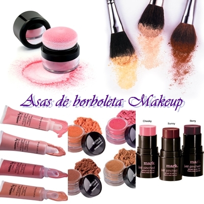 Asas de Borboleta Makeup: Blush