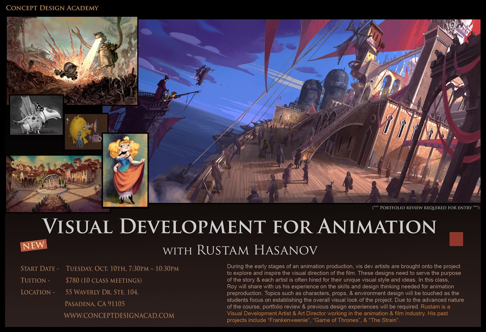 Concept Design Academy: "Visual Development for Animation" with Rustam ...