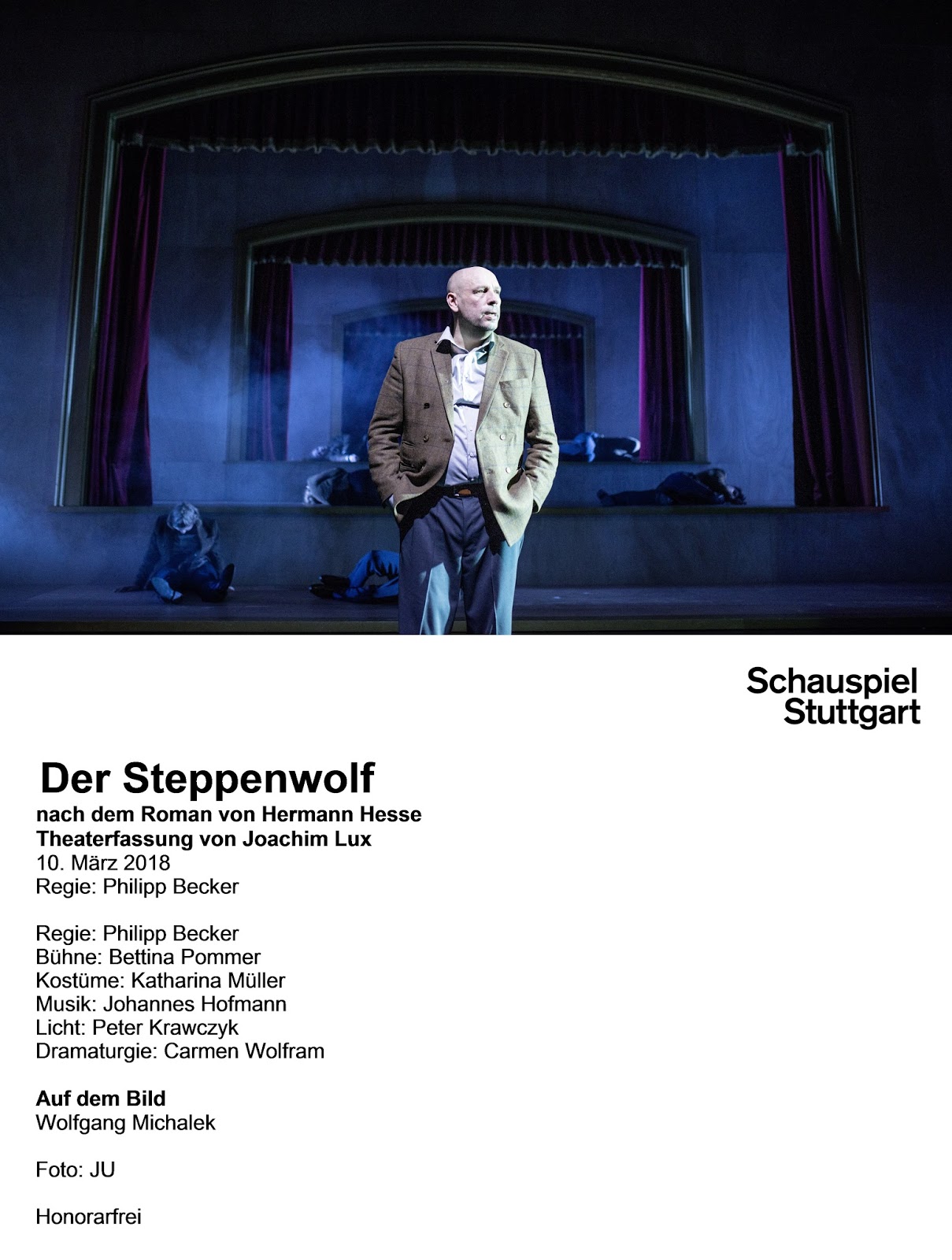 Der Steppenwolf im Theater – vom inszenierten Genuss der Selbstzerlegung