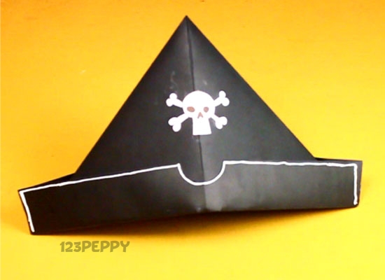 Instructions How To Make A Paper Pirate Hat