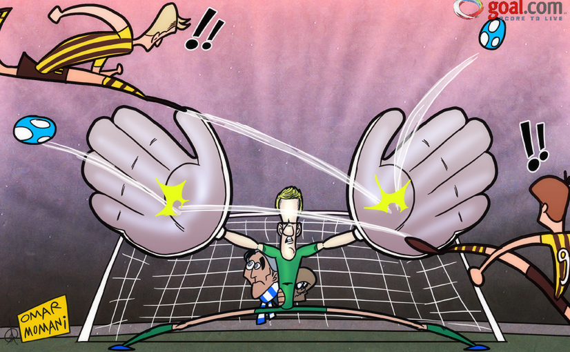Omar Momani cartoons: Hart saves the day for Manchester City