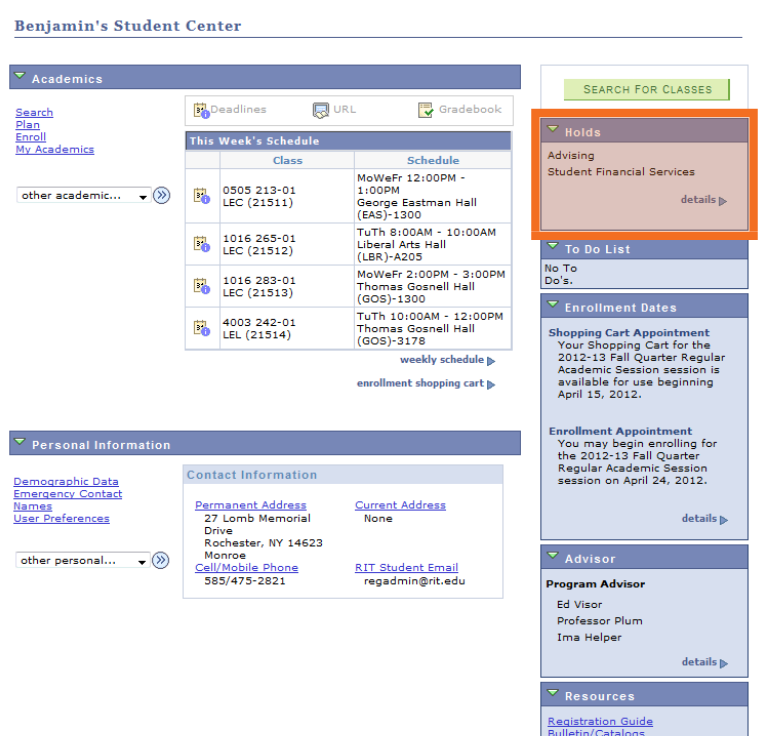 RIT SIS: Now That the New SIS is Live: Part One