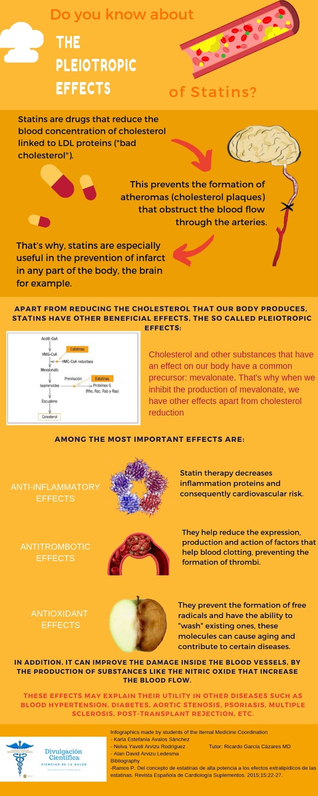 The Pleiotropic effects of statins. - DIVULGACIÓN CIENTÍFICA UG