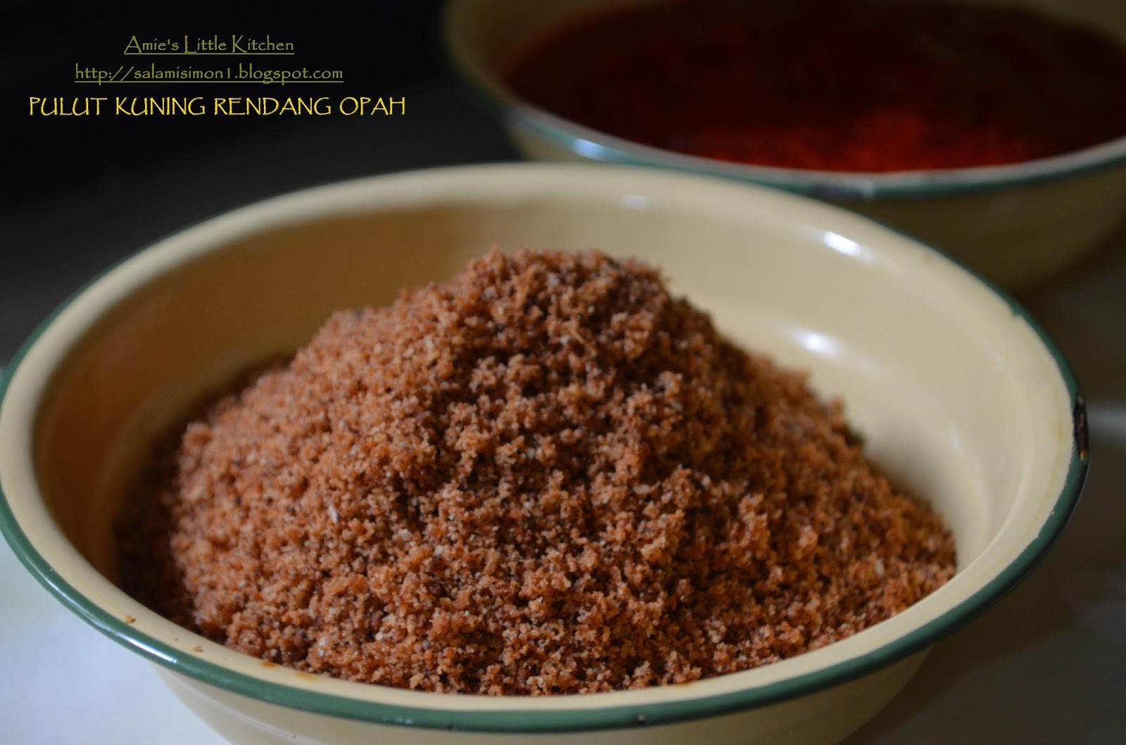 Pulut Kuning Rendang Opah - Amie's Little Kitchen