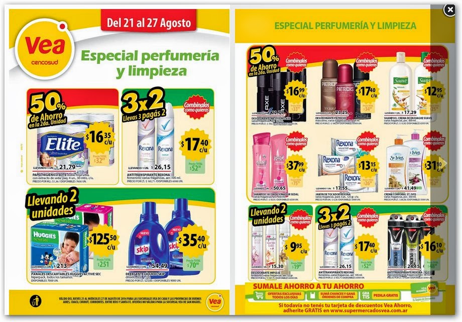 Ofertas y Promos en Argentina: Promos supermercados VEA fin de semana