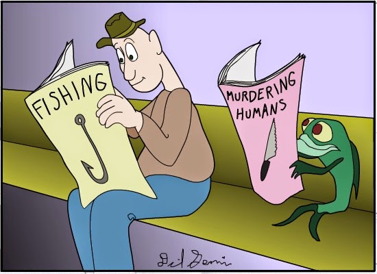 David Germain's blog: A fishing comic