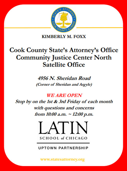 Uptown Update: Community Justice Center Satellite Office Is Open For ...