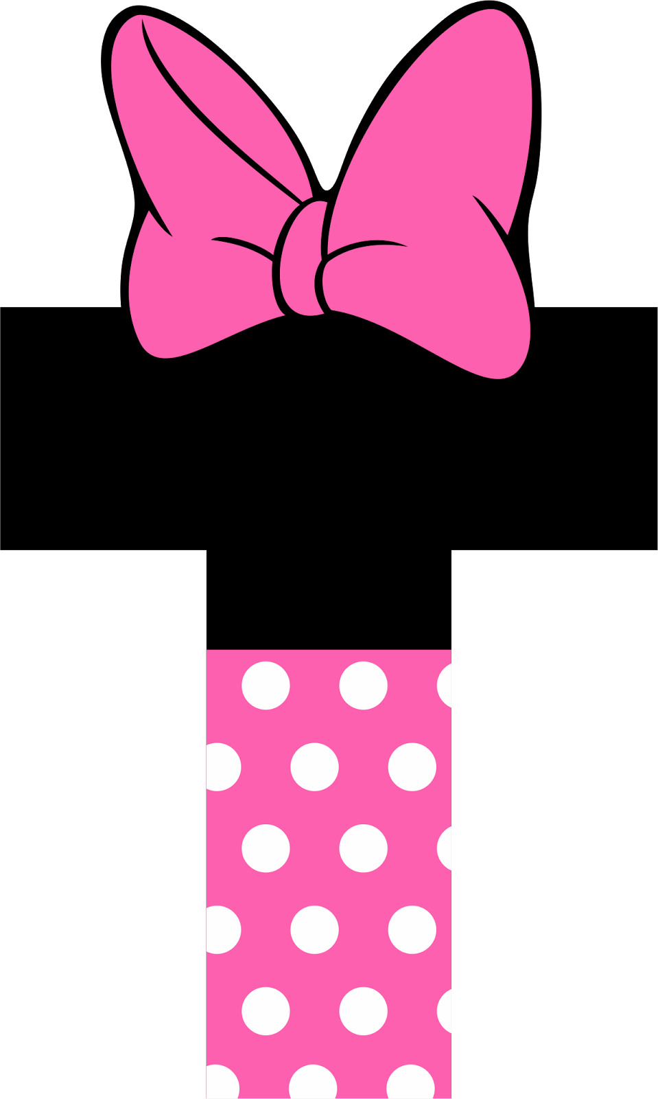 Minnie Mouse Printable Letters