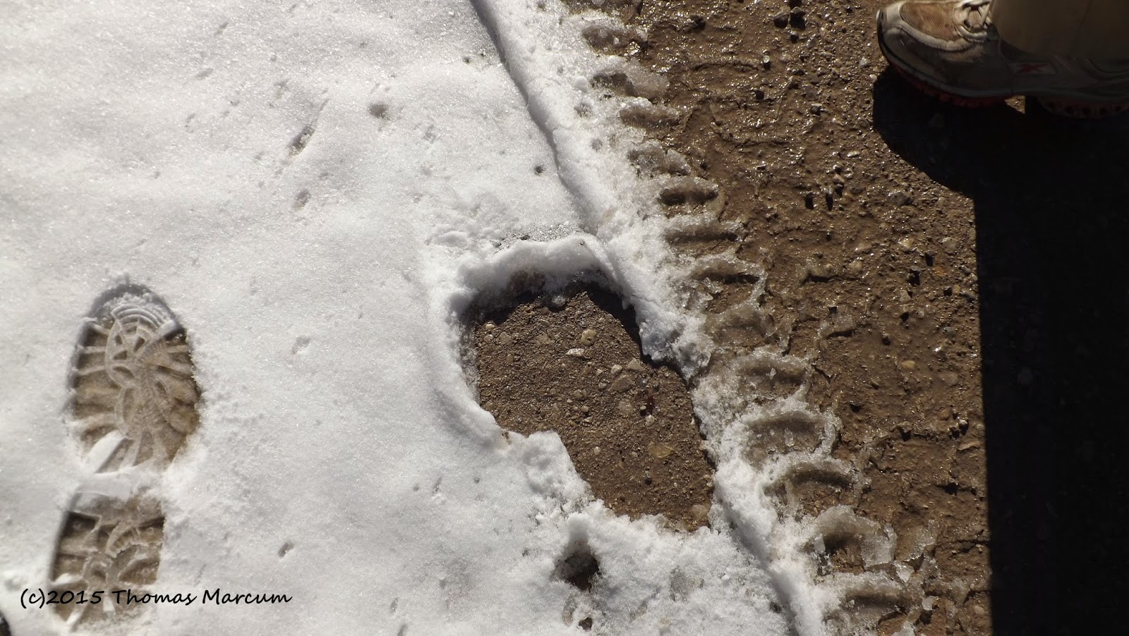 Possible Bigfoot Snow Tracks ~ The Crypto Crew