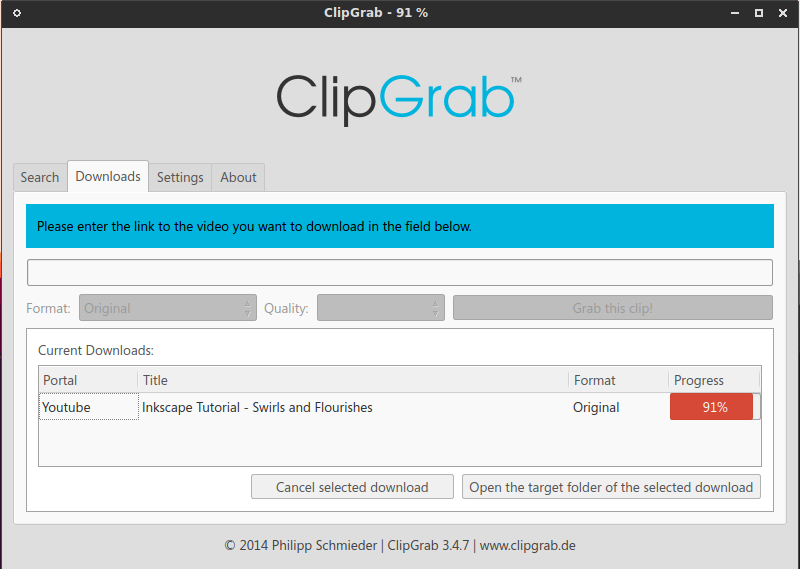 Download dan Konversi Video dari YouTube dengan ClipGrab | Linux Desktop